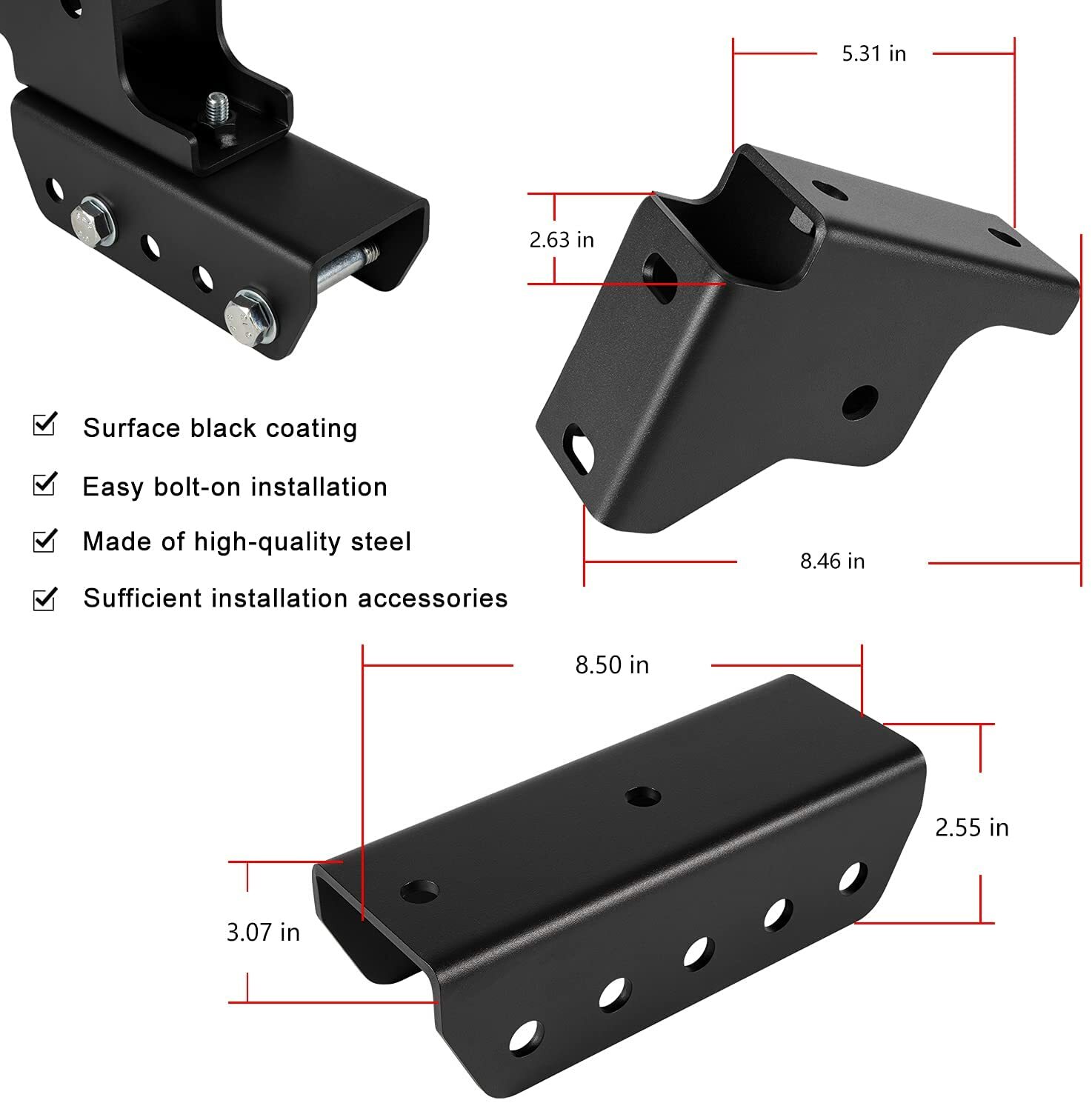 1.5" Rear Shackle Relocation Kit For 1984-2001 Jeep Cherokee XJ 2WD/4WD ...