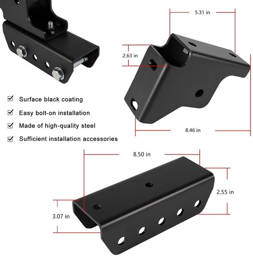 1.5" Rear Shackle Relocation Kit For 1984-2001 Jeep Cherokee XJ 2WD/4WD ...