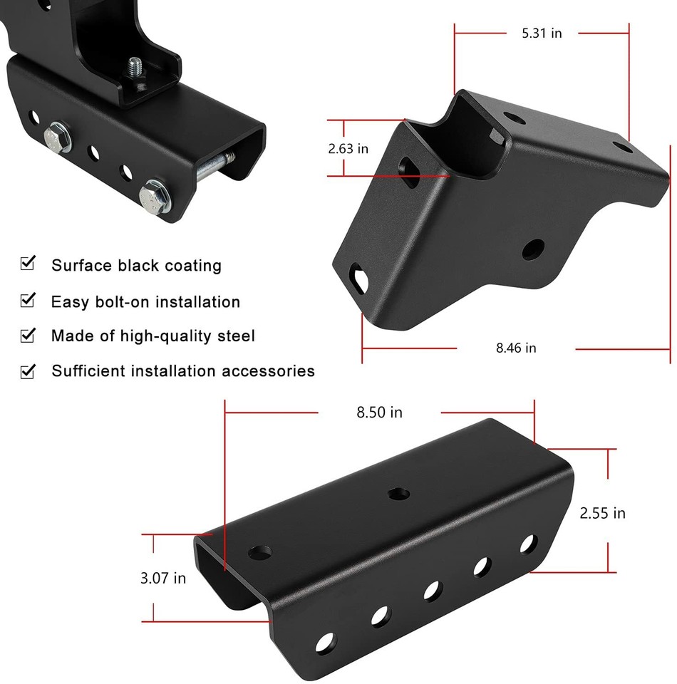 1.5" Rear Shackle Relocation Kit For 1984-2001 Jeep Cherokee XJ 2WD/4WD ...