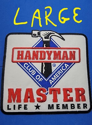 HANDYMAN CLUB OF AMERICA MASTER MEMBER PATCH JACKET PATCH | eBay