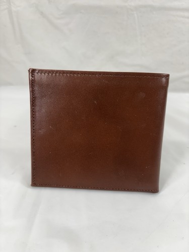 Vintage Prince Gardner Brown Leather Bi-Fold Billfold Wallet New | eBay