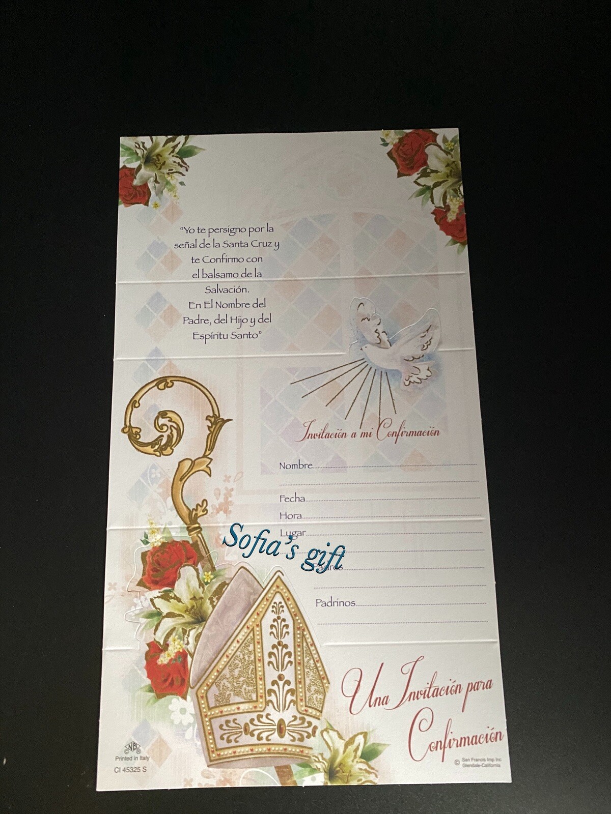 27 Invitaciones Confirmacion,niña/niño Spanish Confirmation invitations ...