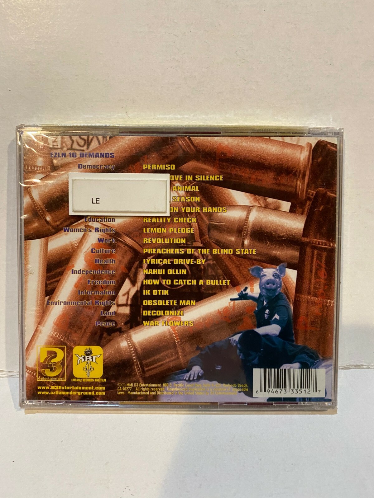 Sub-Verses [Audio CD] Aztlan Underground | eBay