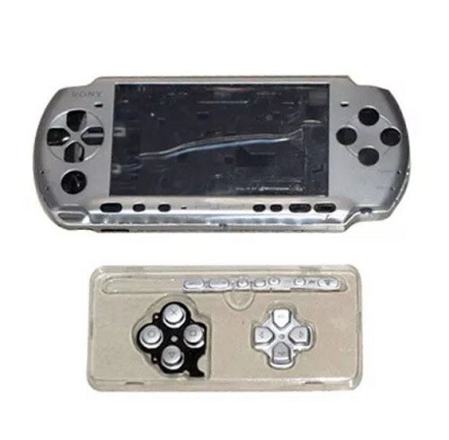 Case completo Console PSP 3000 (Faceplate Silver) | eBay