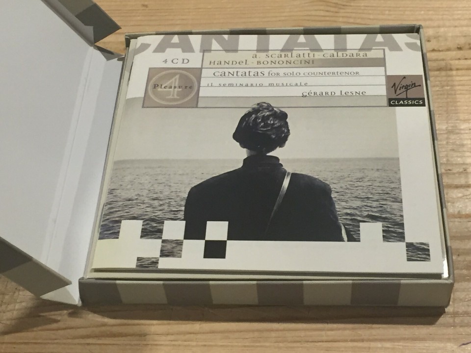 GERARD LESNE Cantatas for Solo Countertenor VIRGIN CLASSICS 4 CD BOX ...