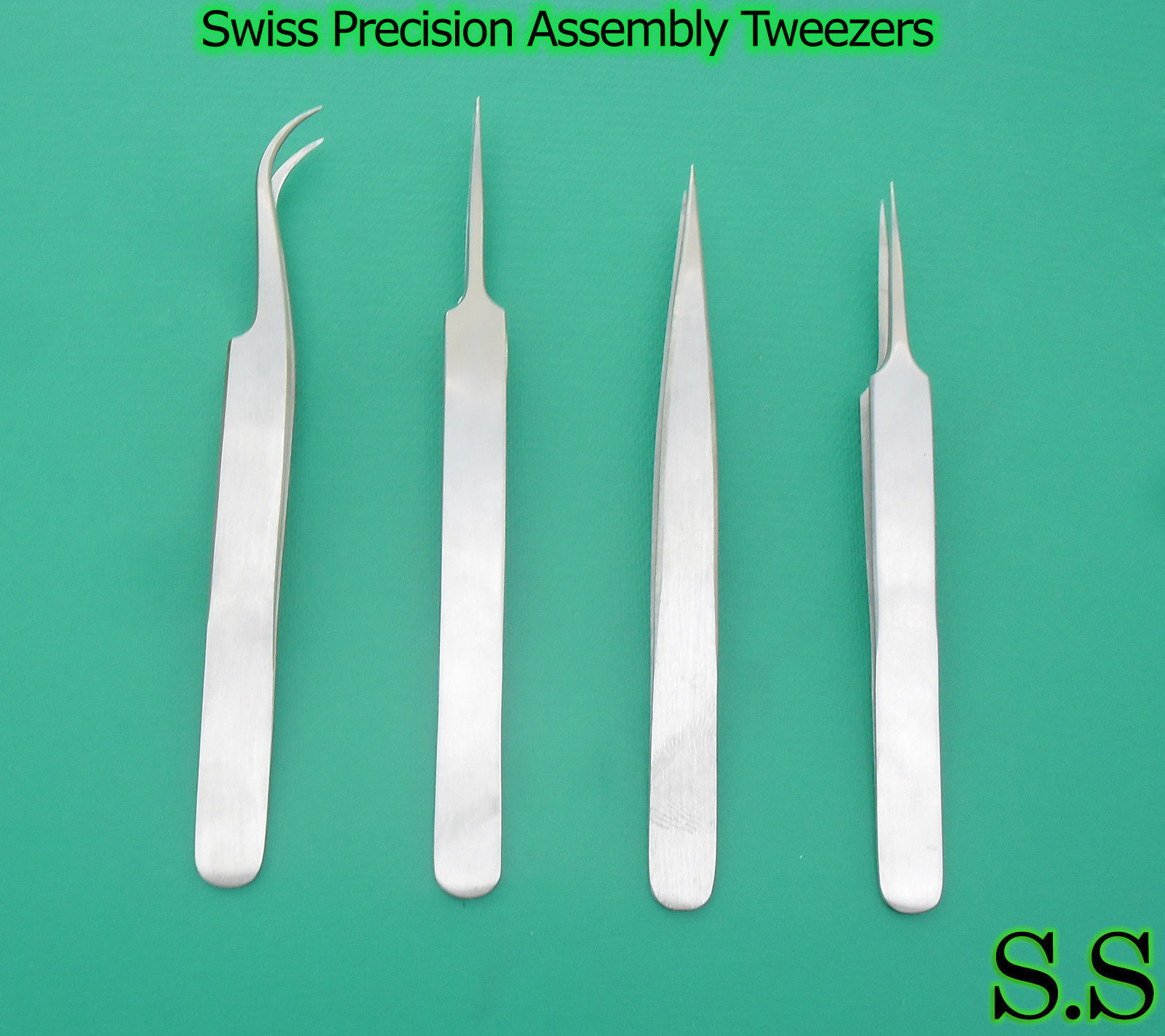 8 Swiss Assorted Stainless Precision Assembly Tweezers | eBay
