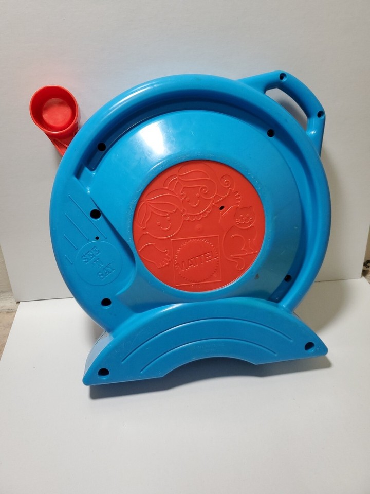 See N' Say Vintage Mattel And the Farmer Says Animal Sounds Toy Blue ...