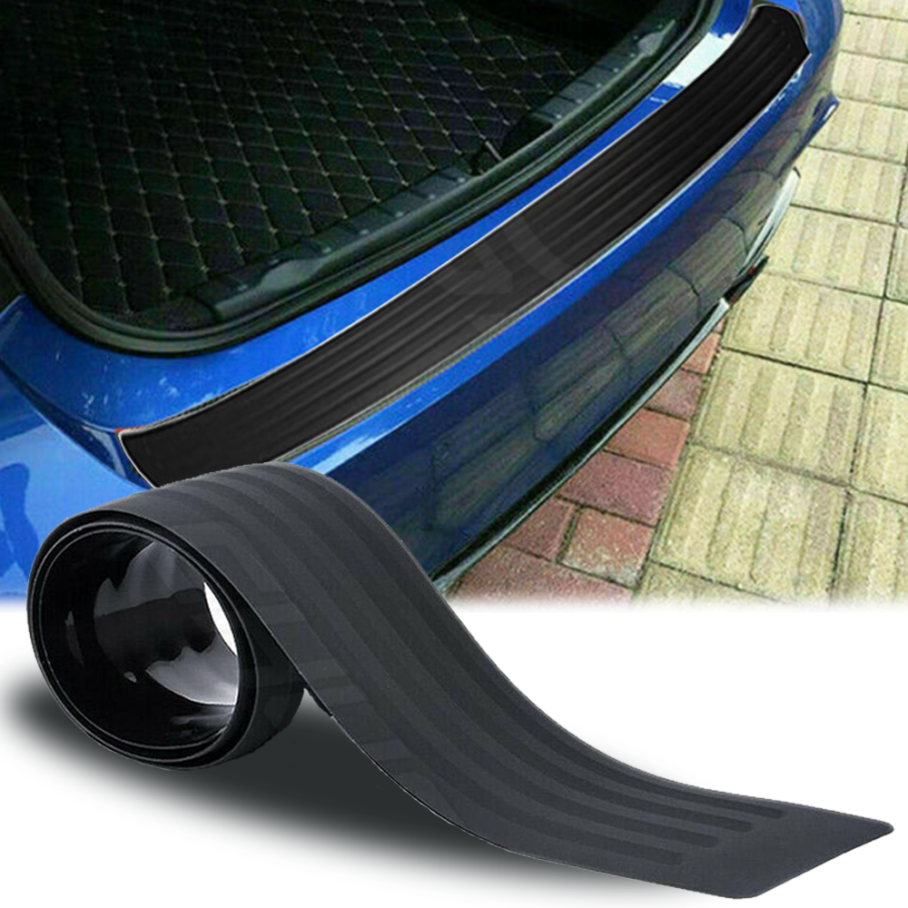 Auto Accessories Carbon Fiber Car Rear Trunk Bumper Guard Protector ...