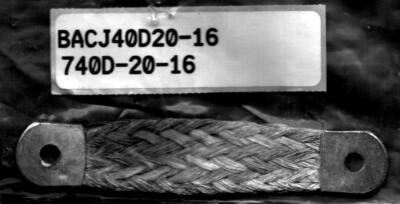 SURPLUS BOEING BACJ40D20-16 JUMPER ASSY GROUND STRAP 135 AMP FREE US ...