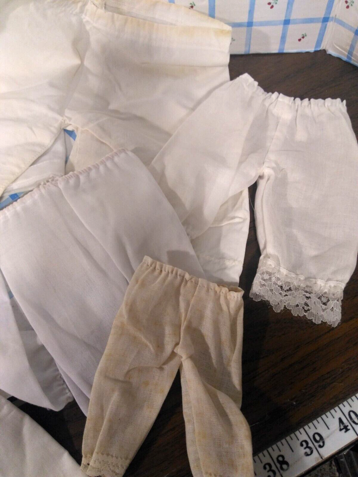 11 PC LOT PRE-OWNED DOLL BLOOMERS & A ONE-PIECE - IN VARIED SIZES ...