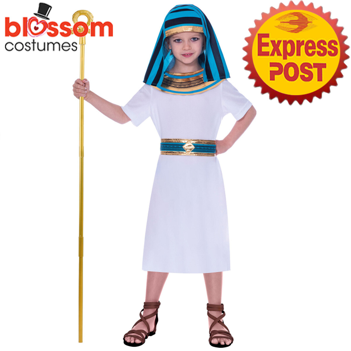 Pharaoh Costume Kids Halloween 2024 New Egypt Boys Cosplay Egyptian