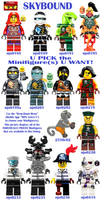 Genuine LEGO U PICK Ninjago SKYBOUND Minifigures **NEW** | eBay
