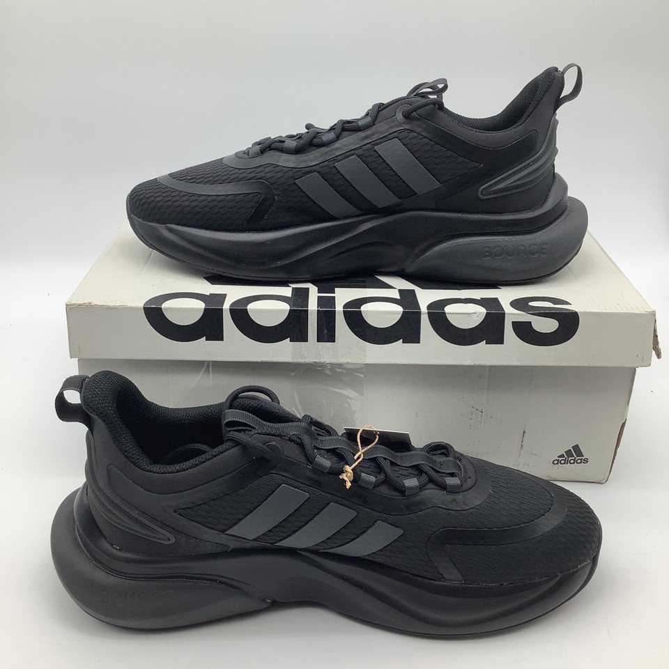 Adidas AlphaBounce + HP6142 Black Running Shoes Mens Size 10.5 New | eBay