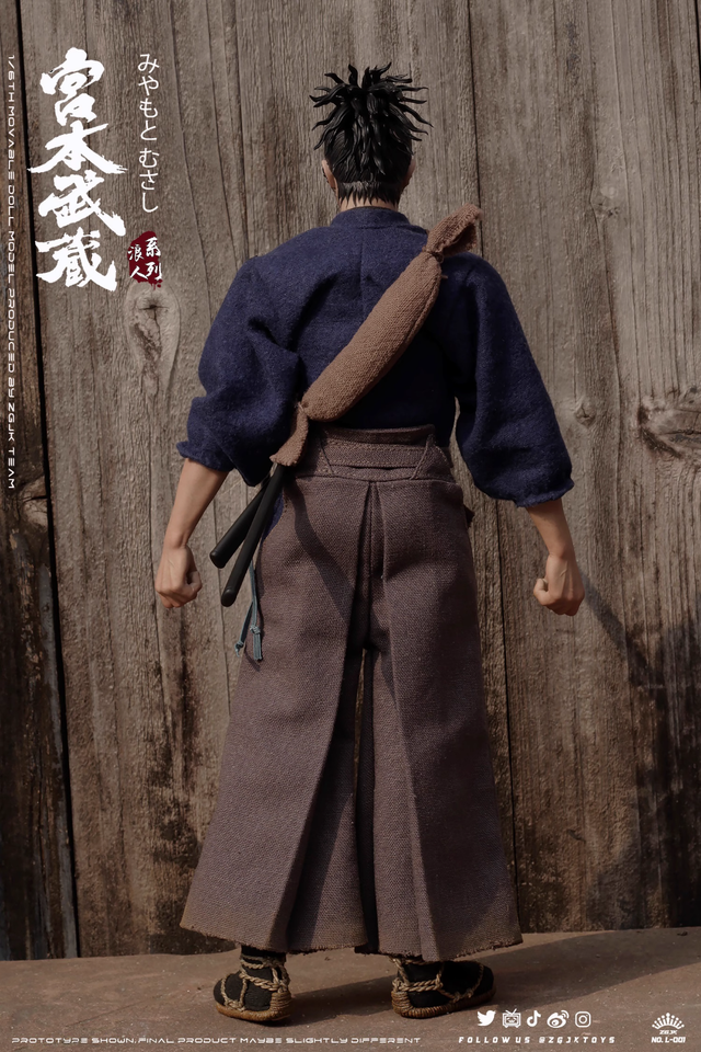NEW ZGJKTOYS L-001 Miyamoto Musashi 1/6 Vagabond Musashi Action Figure ...