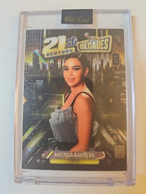Wild Card Decades 21st Century Melissa Barrera 1/1 D121B8-MB Laser | eBay