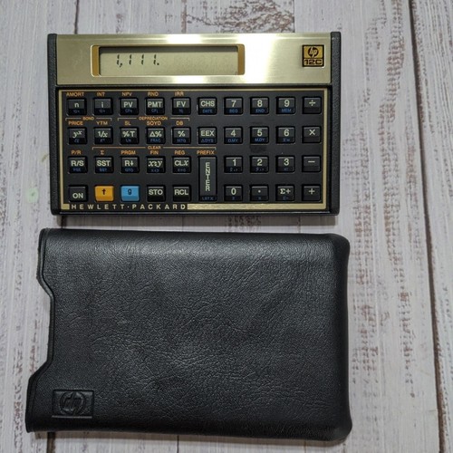 Vintage HP 12C Financial Calculator w/Original Case In Good Working ...