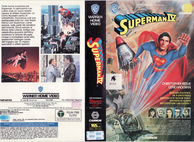 SUPERMAN IV (1987) VHS | eBay