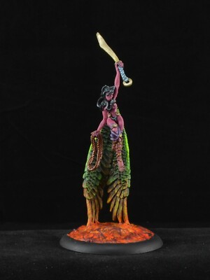 Painted Female Devil from Reaper Miniatures D&D character evil succubus ...