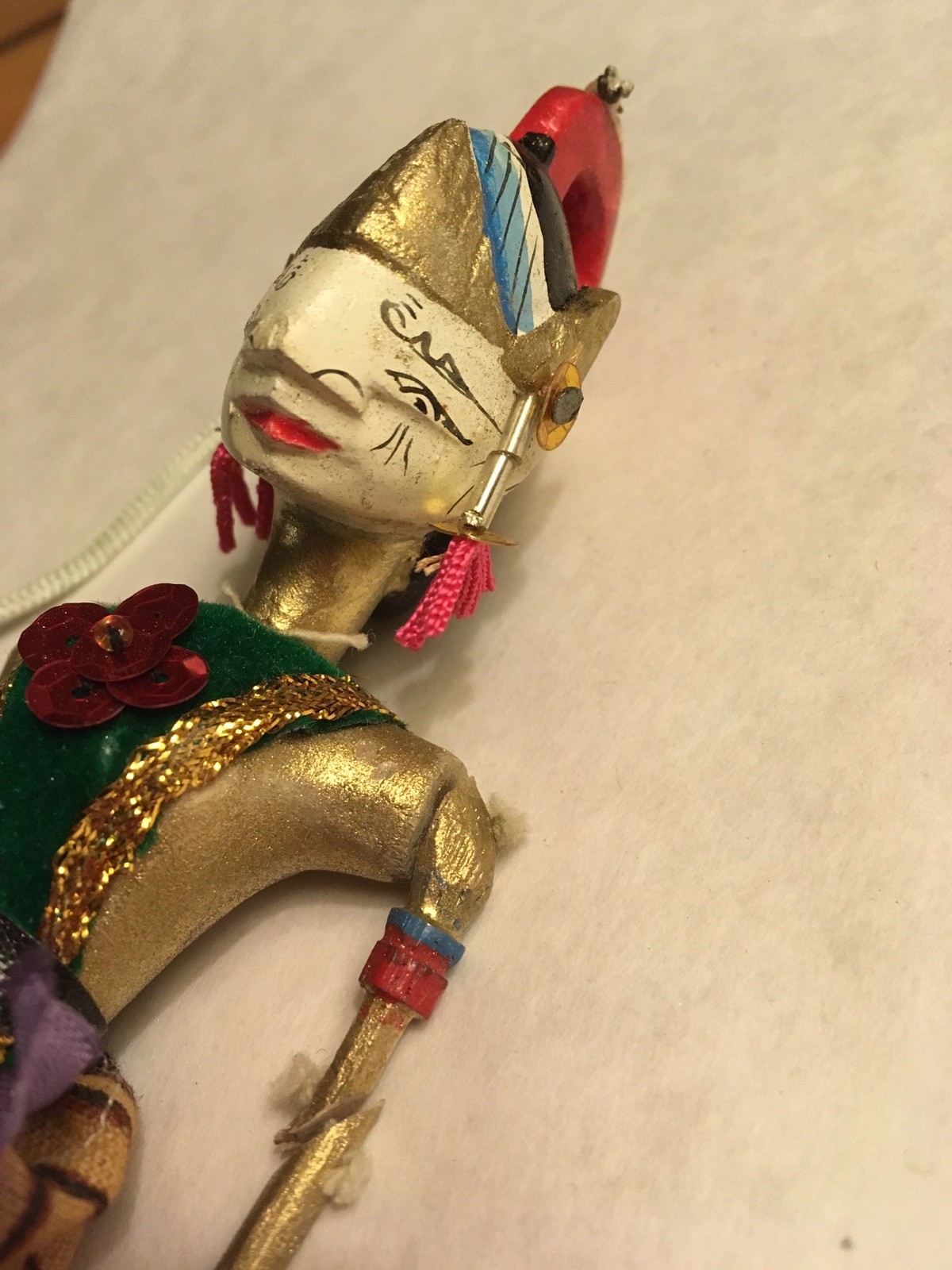 Vintage Mini Small Wayang Doll Indonesian Wood Puppet Golek Asian 1980s ...