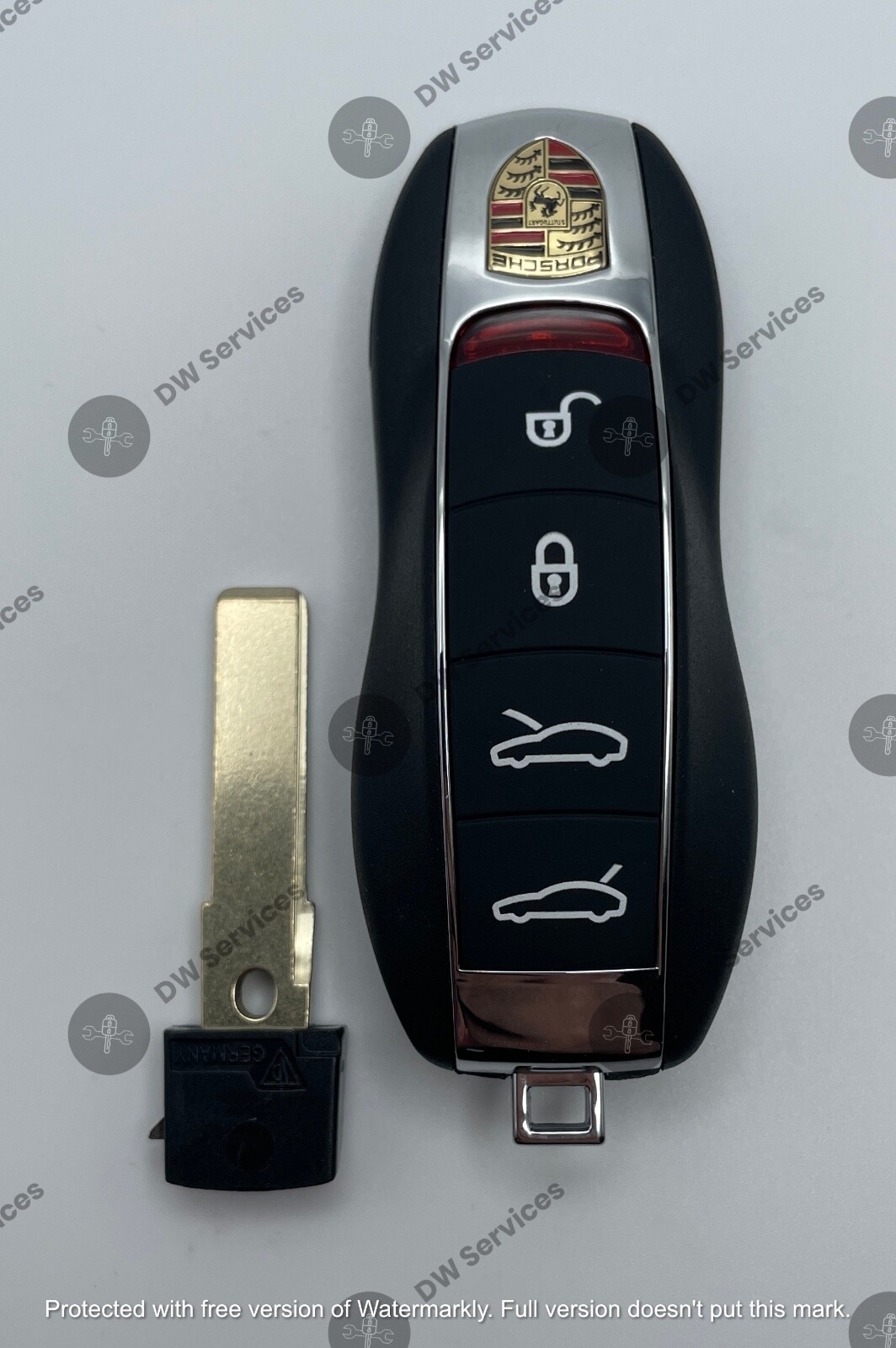 NEW! Porsche 4-button Keyless entry SMART PROX key remote fob ...