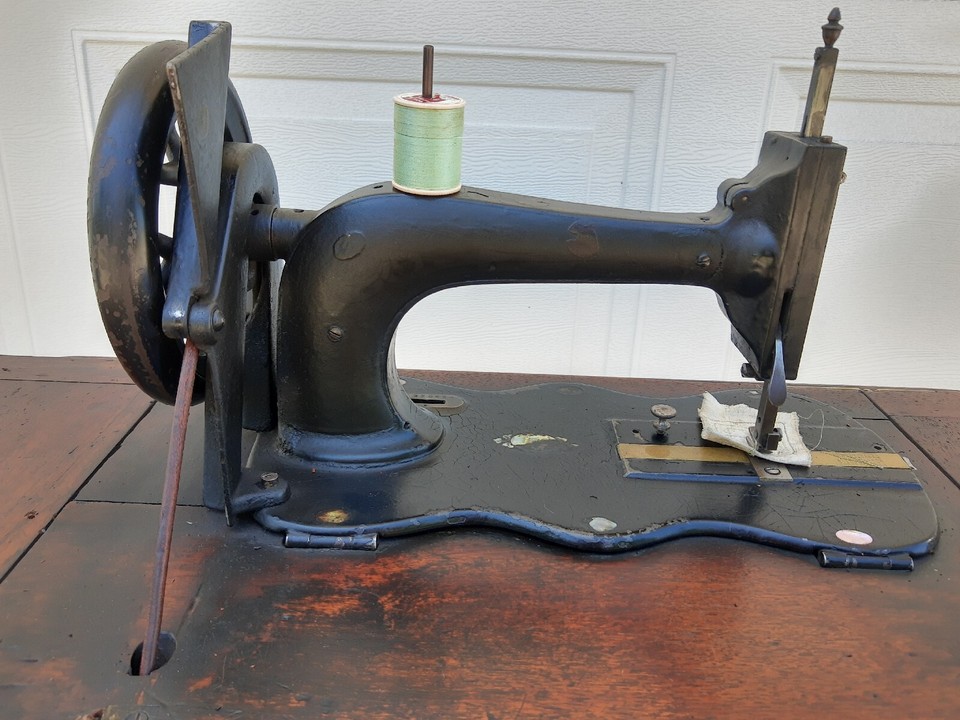 RARE 1871 Singer 12 Sewing Machine, Mother Of Pearl Inlaid, ORIGINAL ...
