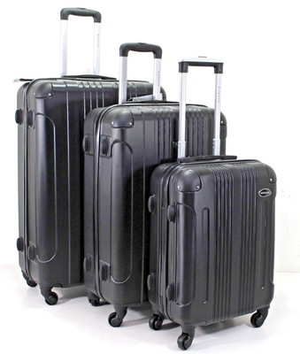 XL Large Suitcase 4 Wheel Medium Lightweight Luggage ABS Hard Shell ...