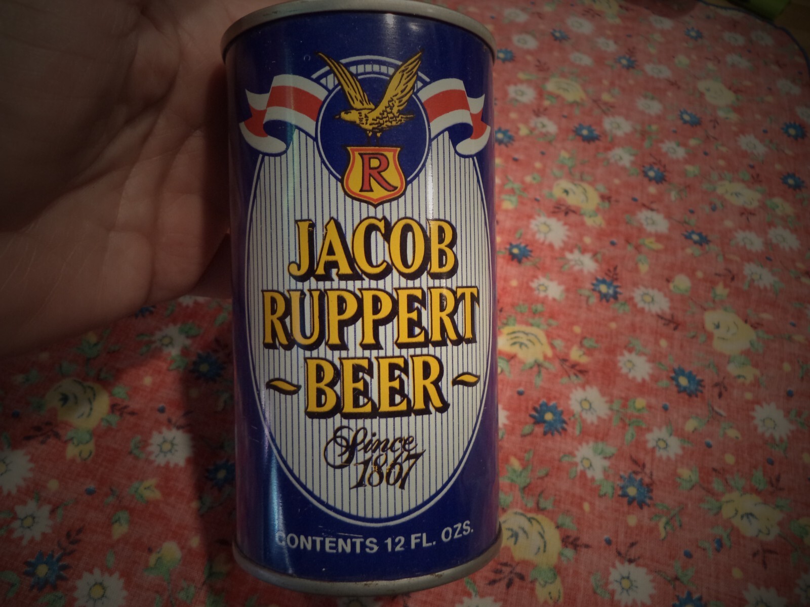 JACOB RUPPERT BEER 12 OZ STRAIGHT EDGE STEEL CAN JACOB RUPPERT CO NEW ...