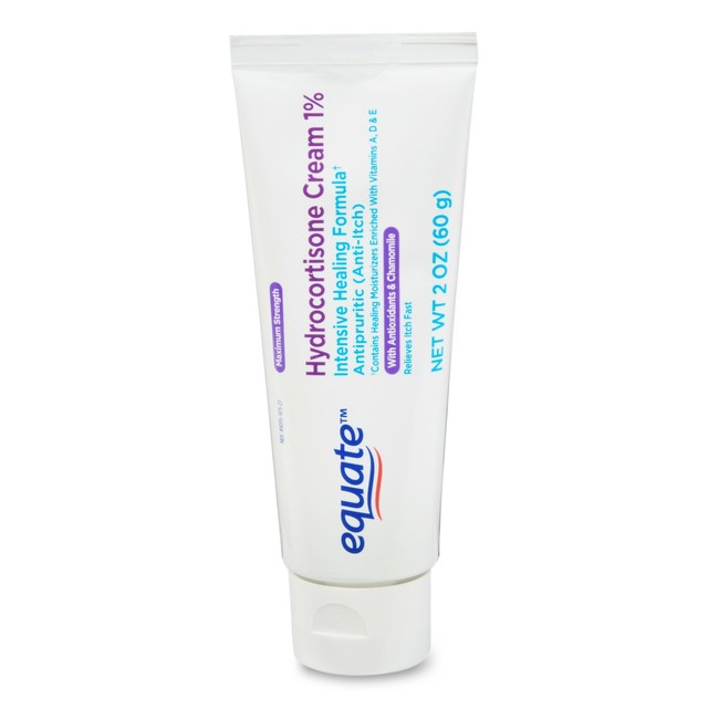 EQUATE Hydrocortisone Cream 1 Intensive Healing Formula Max Strength 2 ...
