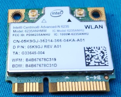 LTWIFI0182 - Dell Latitude E6540 Wireless Bluetooth Wi-Fi Card 5K9GJ ...