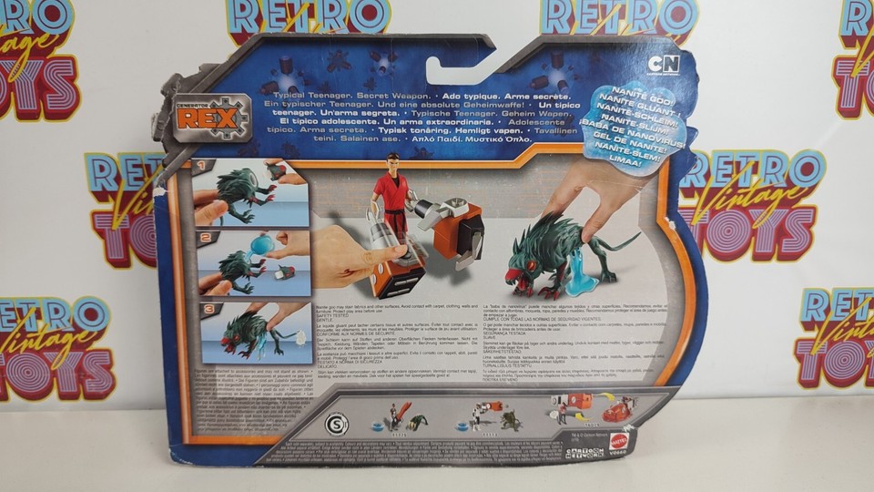 Generator Rex Smackhands Cartoon Network CN Action Figure Mattel Nanite ...