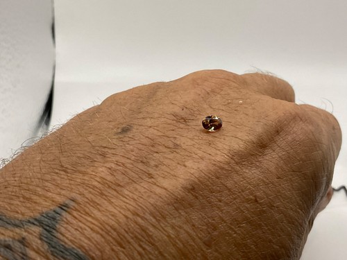 .50 carat Australian natural OVAL cut RUBYVALE ZIRCON QLD GEM FIELDS ...