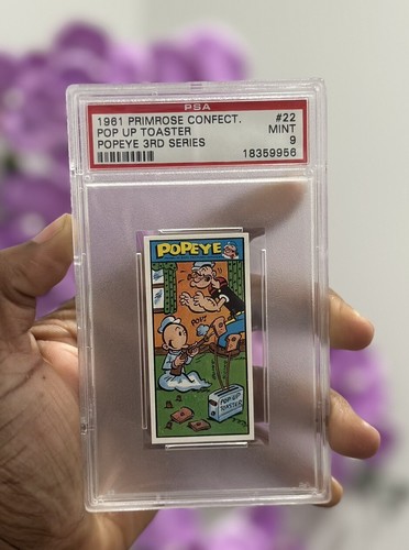 Popeye Primrose Sweet Card 1961 Pop Up Toaster #22 PSA 9 | eBay