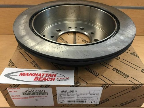 07-20 TUNDRA & 08-20 SEQUOIA OEM REAR Brake DISC ROTOR 42431-0C011 | eBay