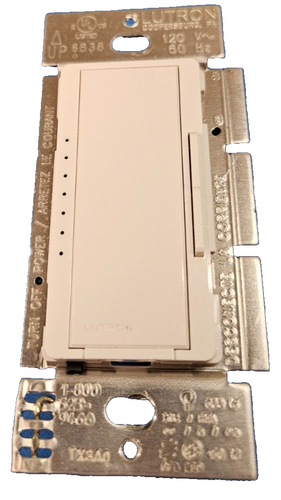 Lutron Maestro MACL-153M-WH LED WHITE Single Pole Wall Dimmer Light ...