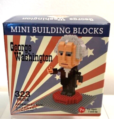 George Washington Mini Building Blocks Mount Vernon Souvenir 323 Pieces ...