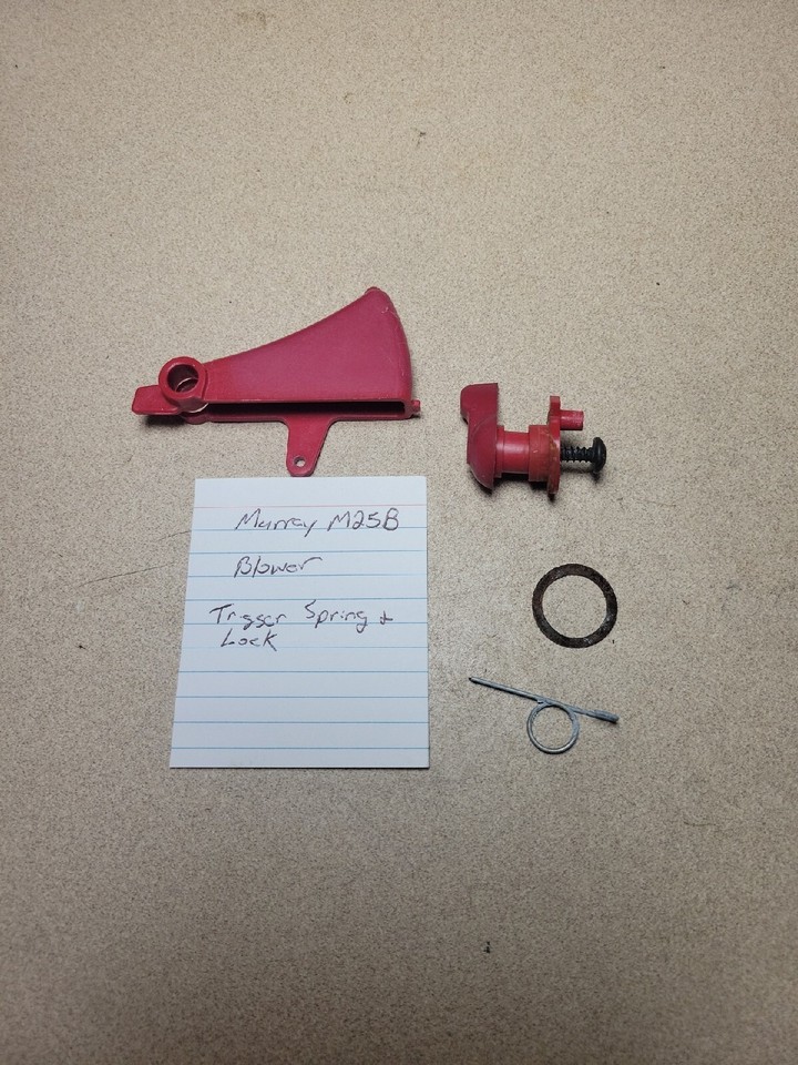 Murray M25B Hand Held Blower Trigger, Spring And Lock | eBay