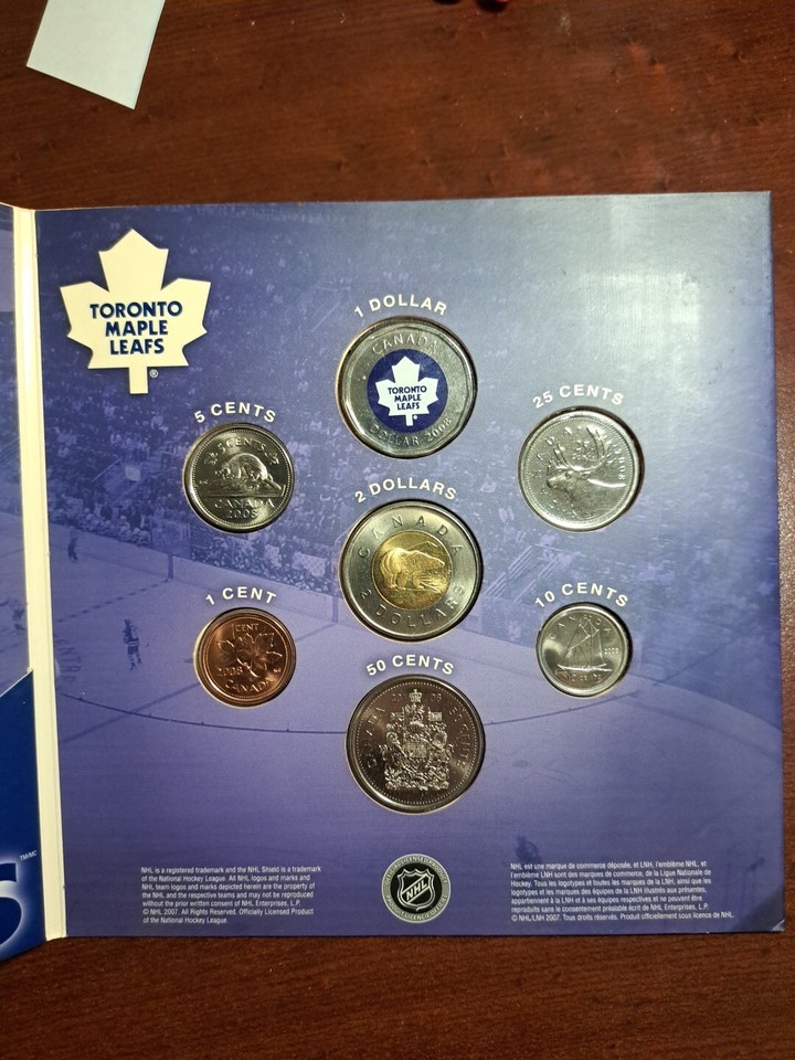 2008 Commemorative NHL Coin Set Toronto Maple Leafs | eBay