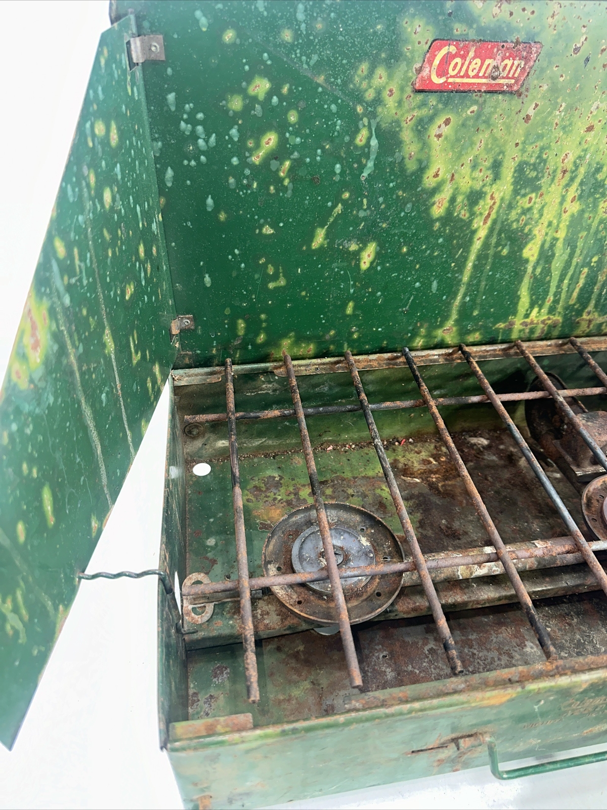 Coleman 425B 2 Burner Portable Camp Stove Grill Legs Camping Cooking ...