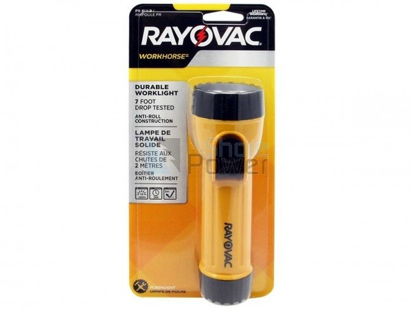 Rayovac Industrial Grade 10 Lumen 2d Yellow Flashlight In2c for sale ...