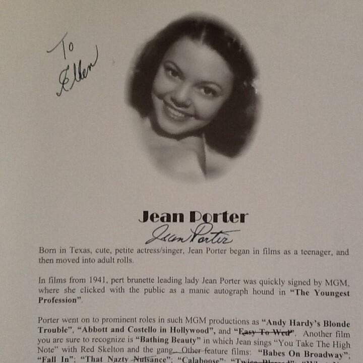 Recent Picture Of Actress Jean Porter Jean PORTER : Biography And