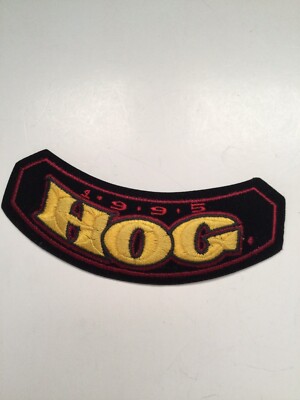 1995 Harley Owns Group (HOG) Rocker Patch Brand New | eBay