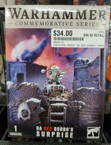 Warhammer 40K Commemorative Series Orks Da Red Gobbo's Surprise NIB 50 ...