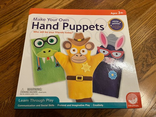 Puppet Theater by Mindware - Make Your Own Hand and Finger Puppets…pre ...