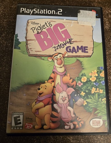 Piglet's Big Game Movie PS2 Playstation 2 RARE No Manual Cleaned Disk ...