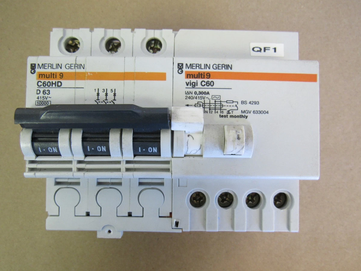 MERLIN GERIN MULTI C60N 16 AMP C CURVE DOUBLE CIRCUIT, 49% OFF