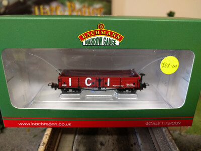 Bachmann 009 Narrow Gauge 393-056 D class Open Bogie Wagon ICI Red | eBay
