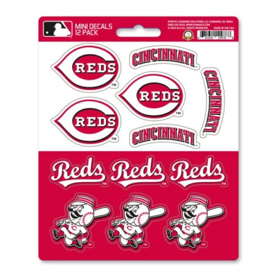 Cincinnati Reds - Set Of 12 Sticker Sheet | eBay
