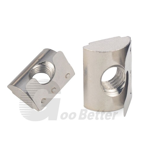 Aligning Roll-In T-Nut With Spring Leaf Aluminum Extrusion Profile M4 ...
