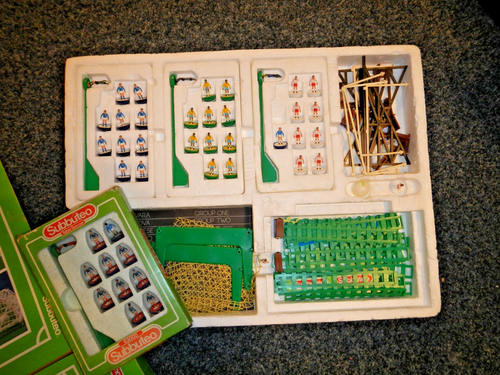 Subbuteo Box lot - 3 1/2Teams, Goal post, Nets plus... | eBay UK