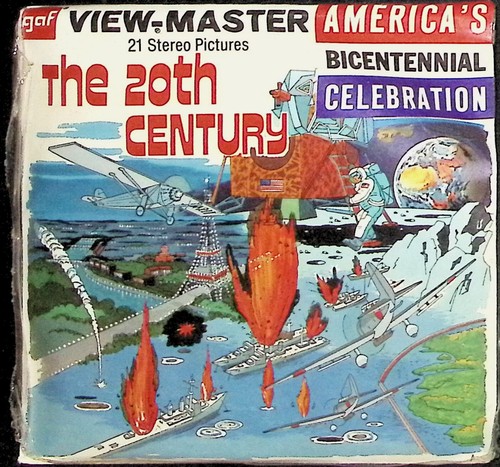 THE 20TH CENTURY AMERICA'S BICENTENNIAL 3d View-Master 3 Reel Packet ...